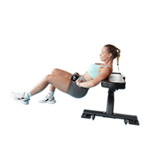 Hip thrust unilateral con mancuerna para mujer ️】